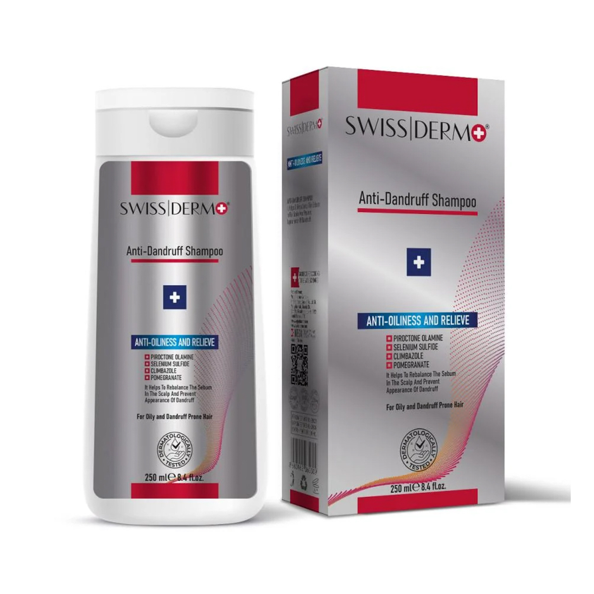 Swiss Dermo Anti Dandruff Shampoo 250Ml | Whites