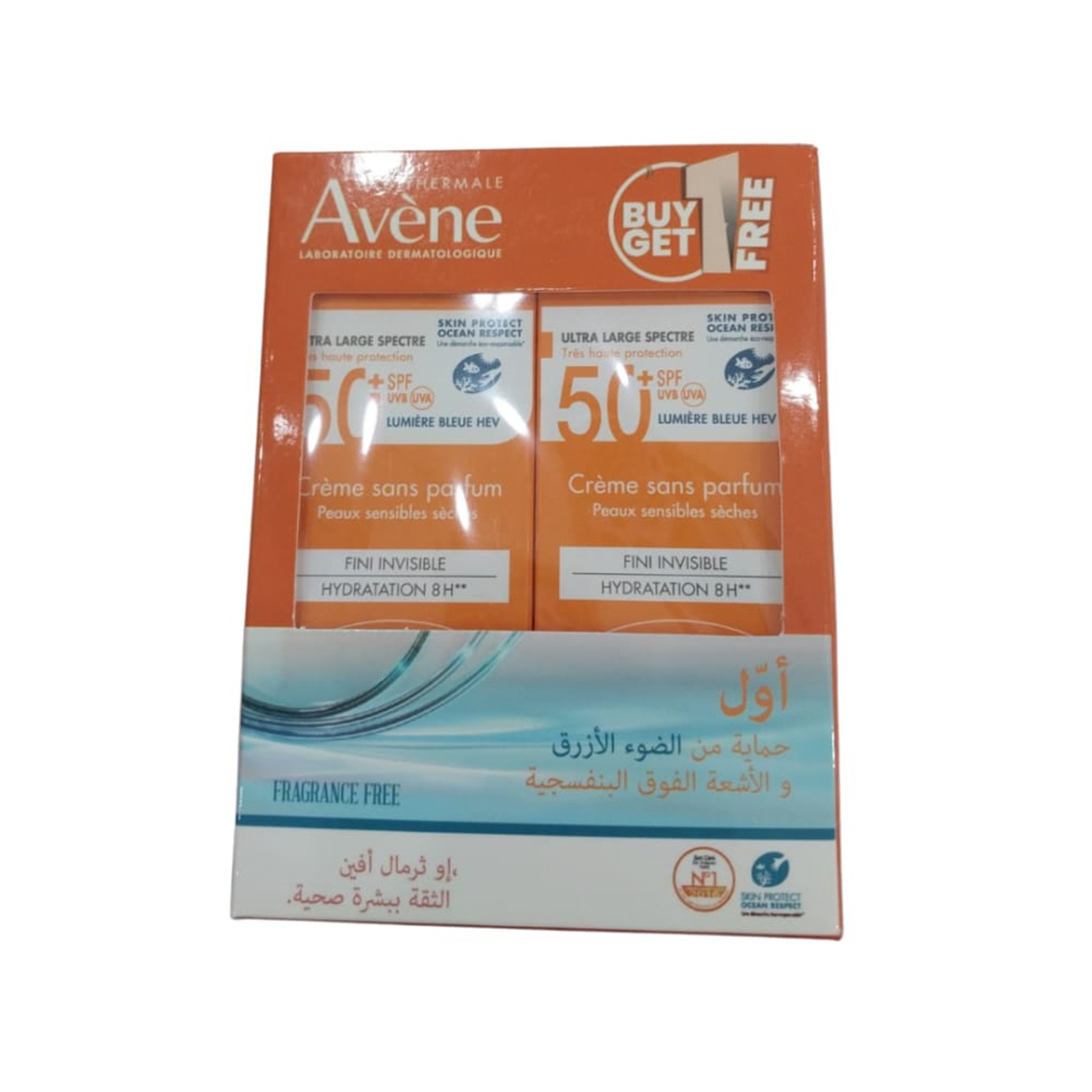 Avene Sun Block Cream Spf 50 50 Ml Kit 1+1 | Whites