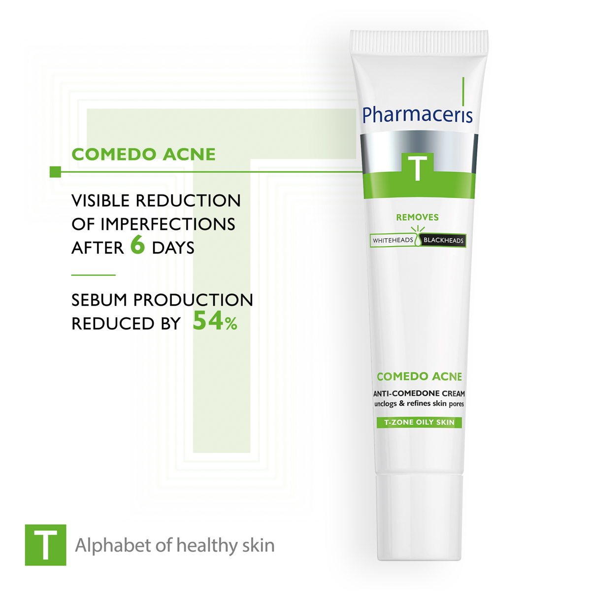 Pharmaceris T Comedo Acne Cream Anti Blackheads (40 Ml) | Whites