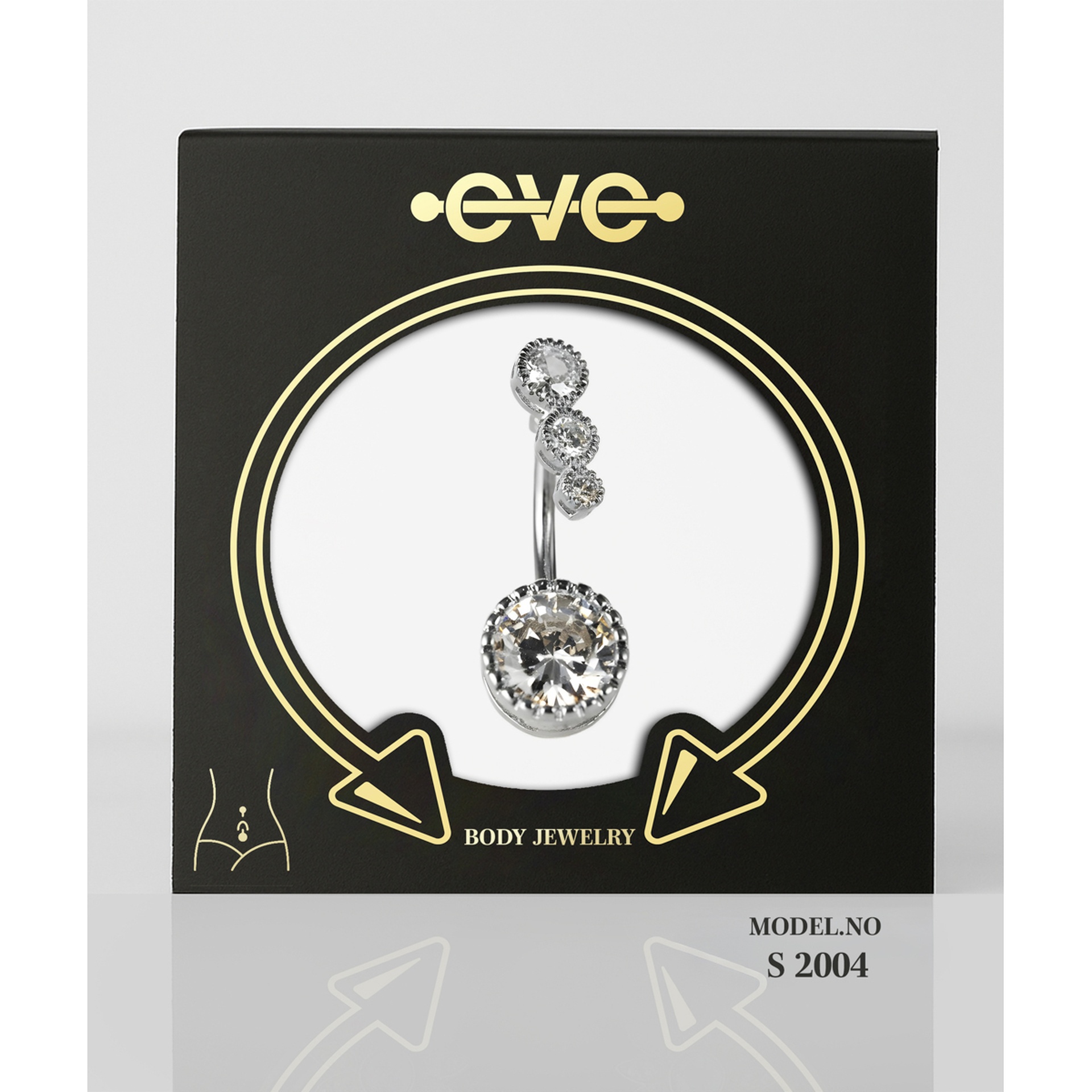 Ear Ring E003 Cuff Silver Parallel Heartssize 8Mm | Whites