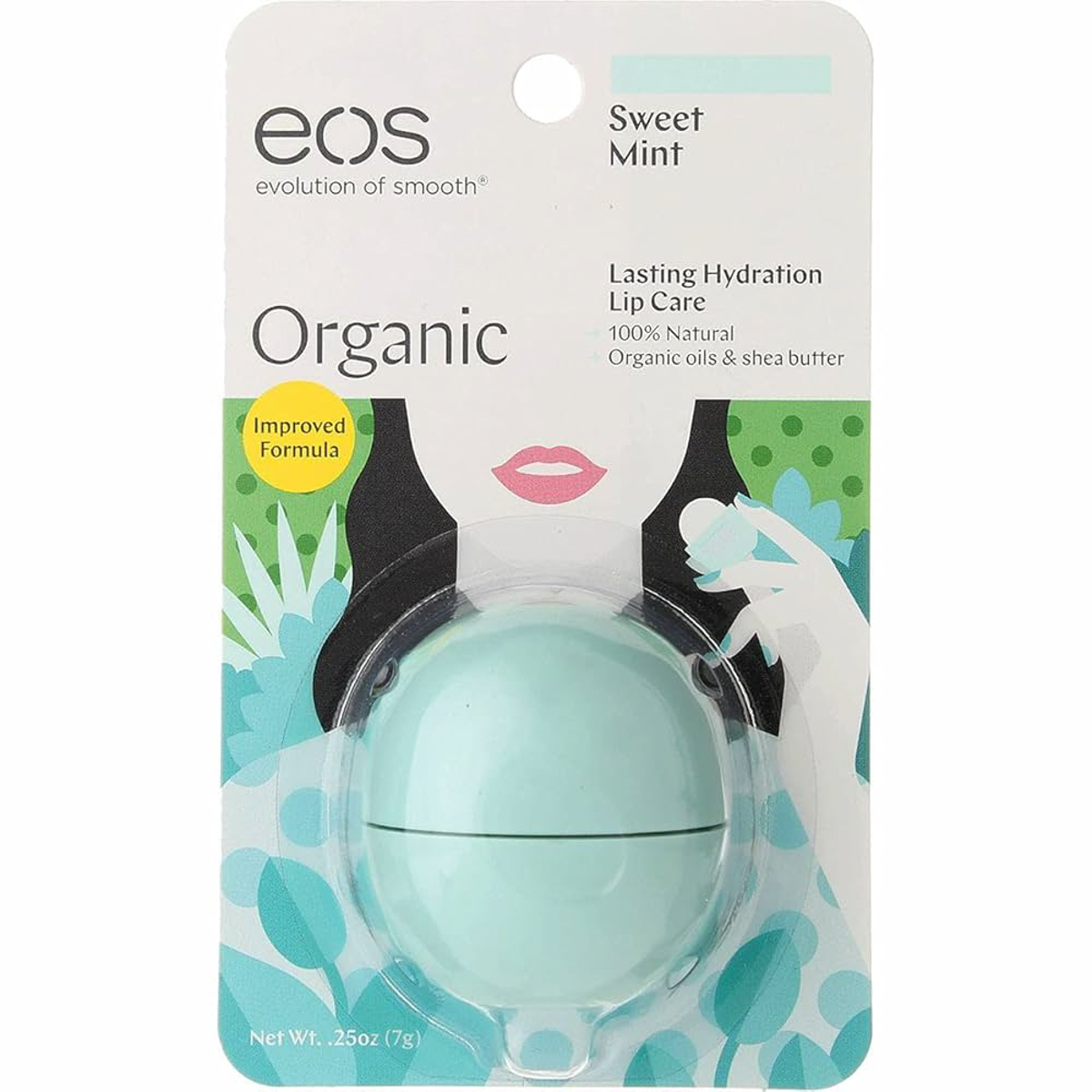 Eos Organic Sweet Mint Lipbalm 7 G | Whites