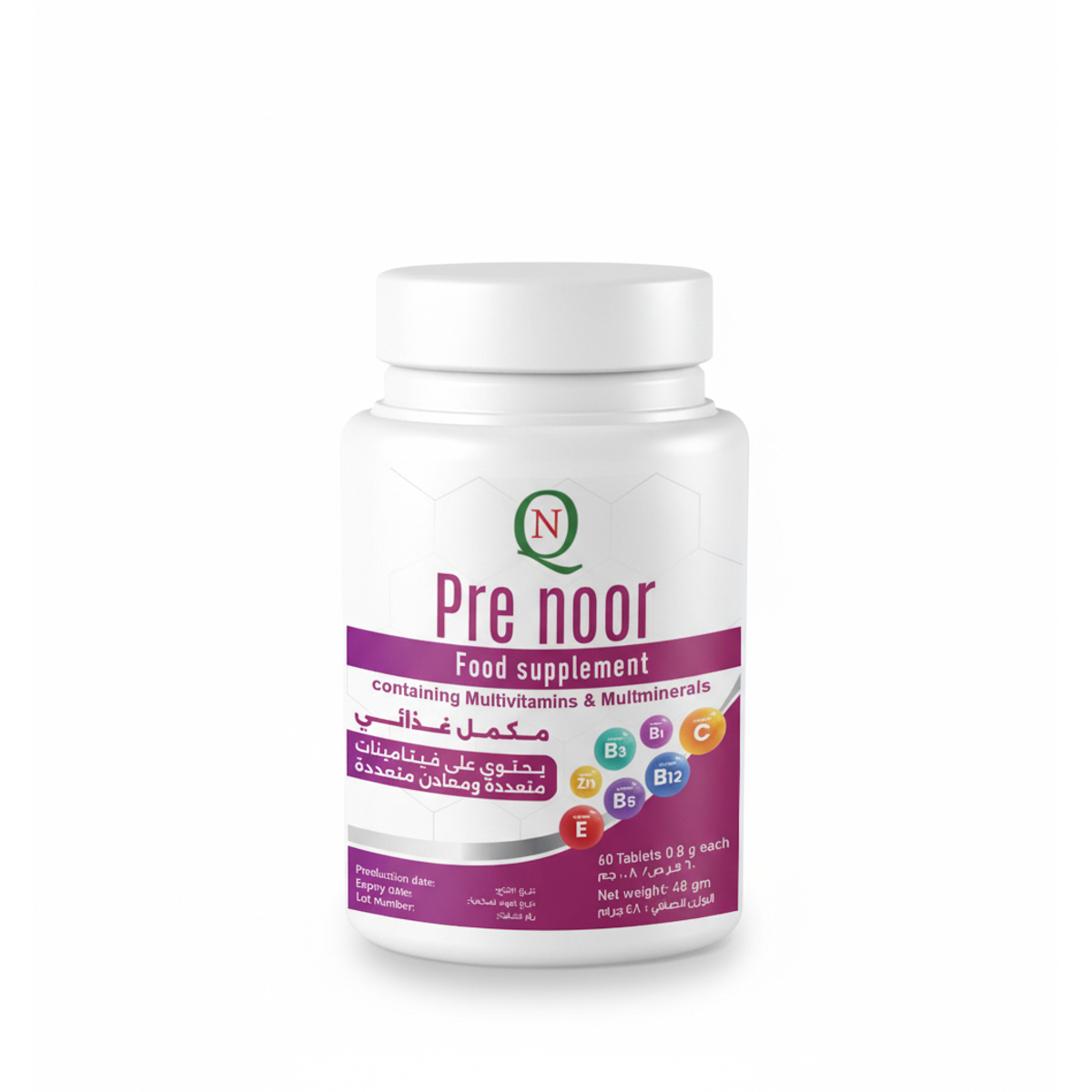 Pre Noor Multivitamins With Minerals 30 tab | Whites