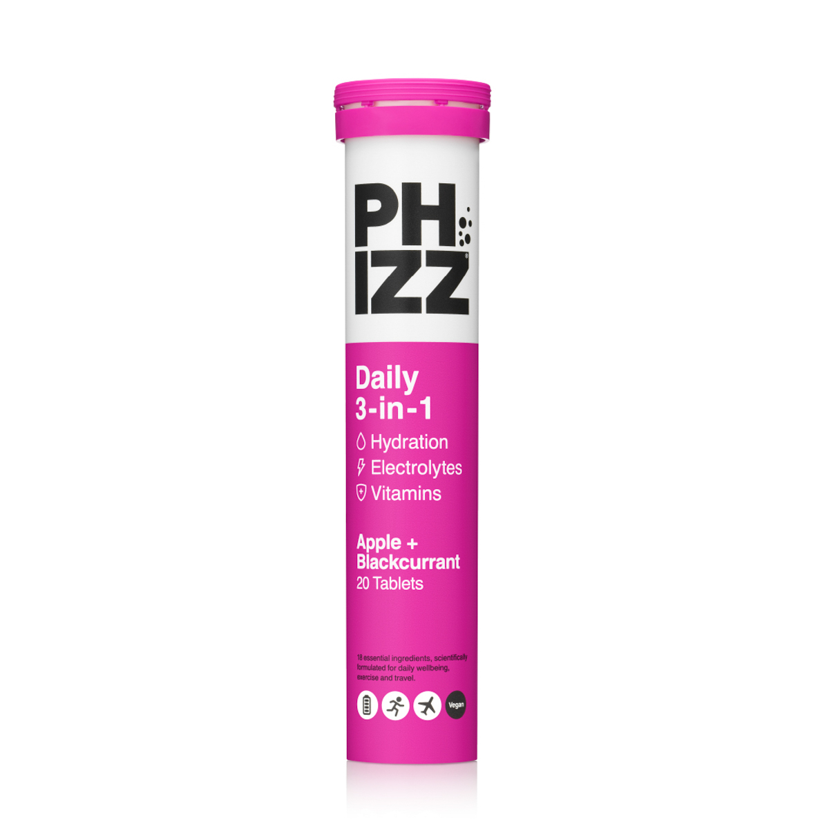 Phizz 3In1 App&Blackcurrant 20 Eff Tab | Whites