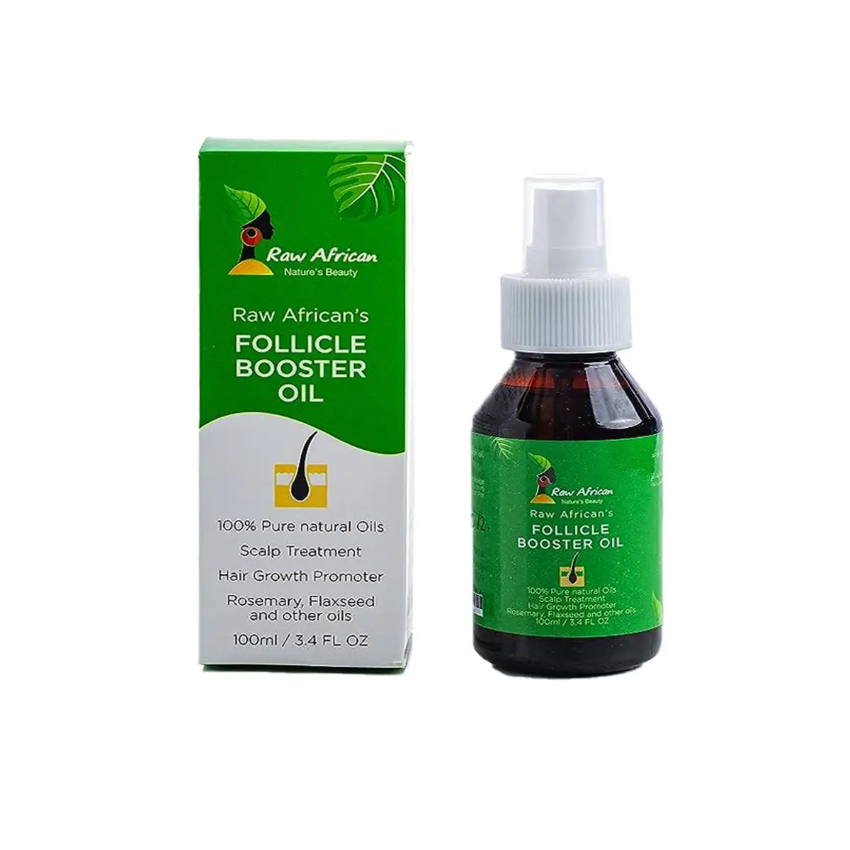 Raw Hair Follicle Booster Oil | Whites