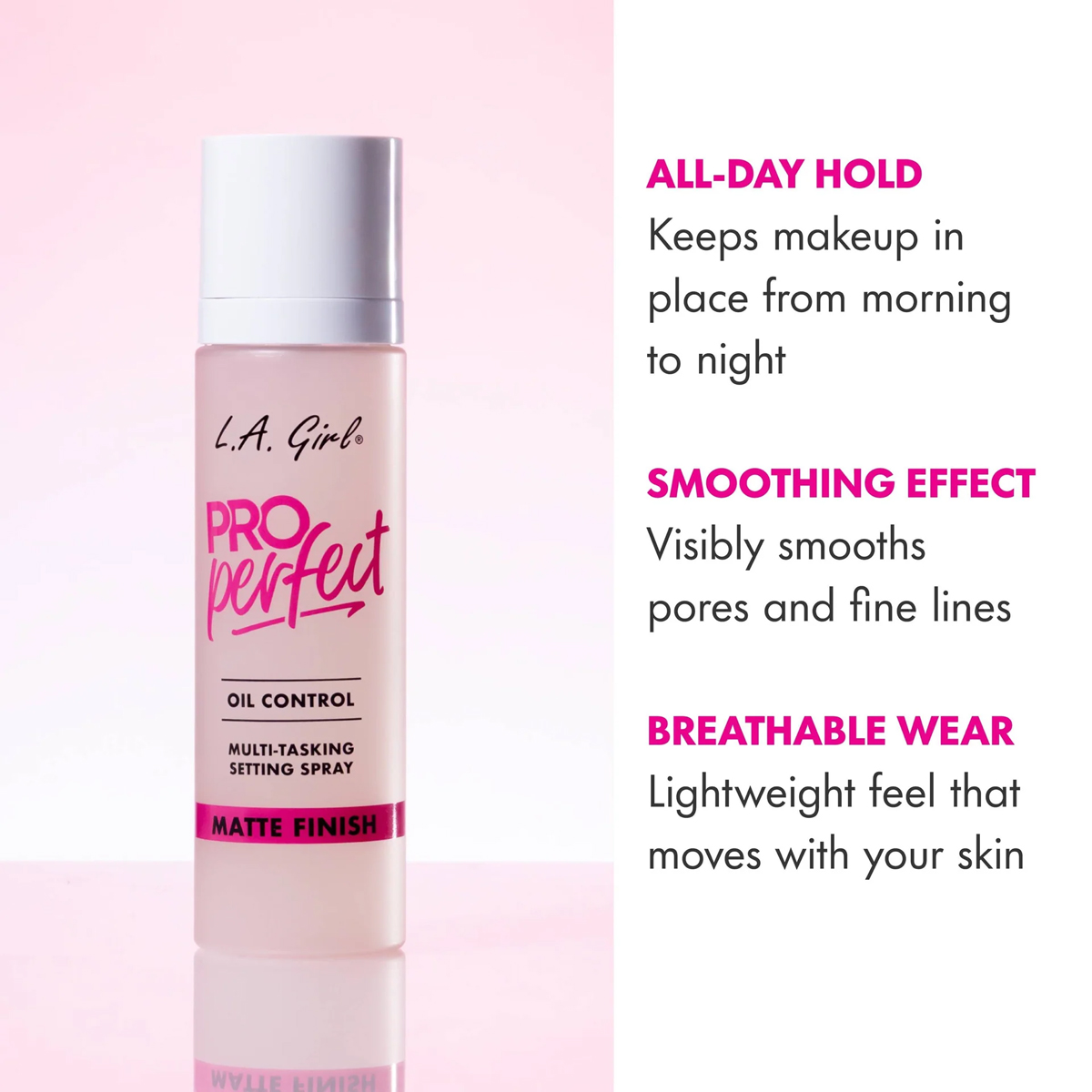 L.A Girl Pro Perfect Long-Wear Setting Spray - GFS200 Blurring Matte ...