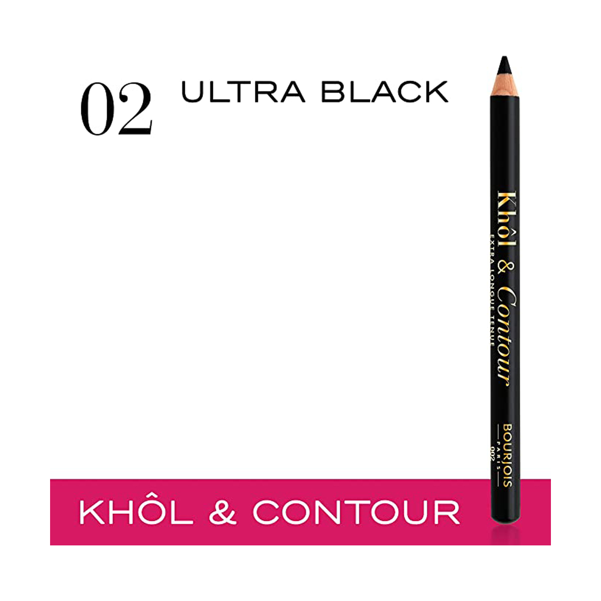 Bourjois Khôl & Contour Eye Liner 02 Ultra Black | Whites