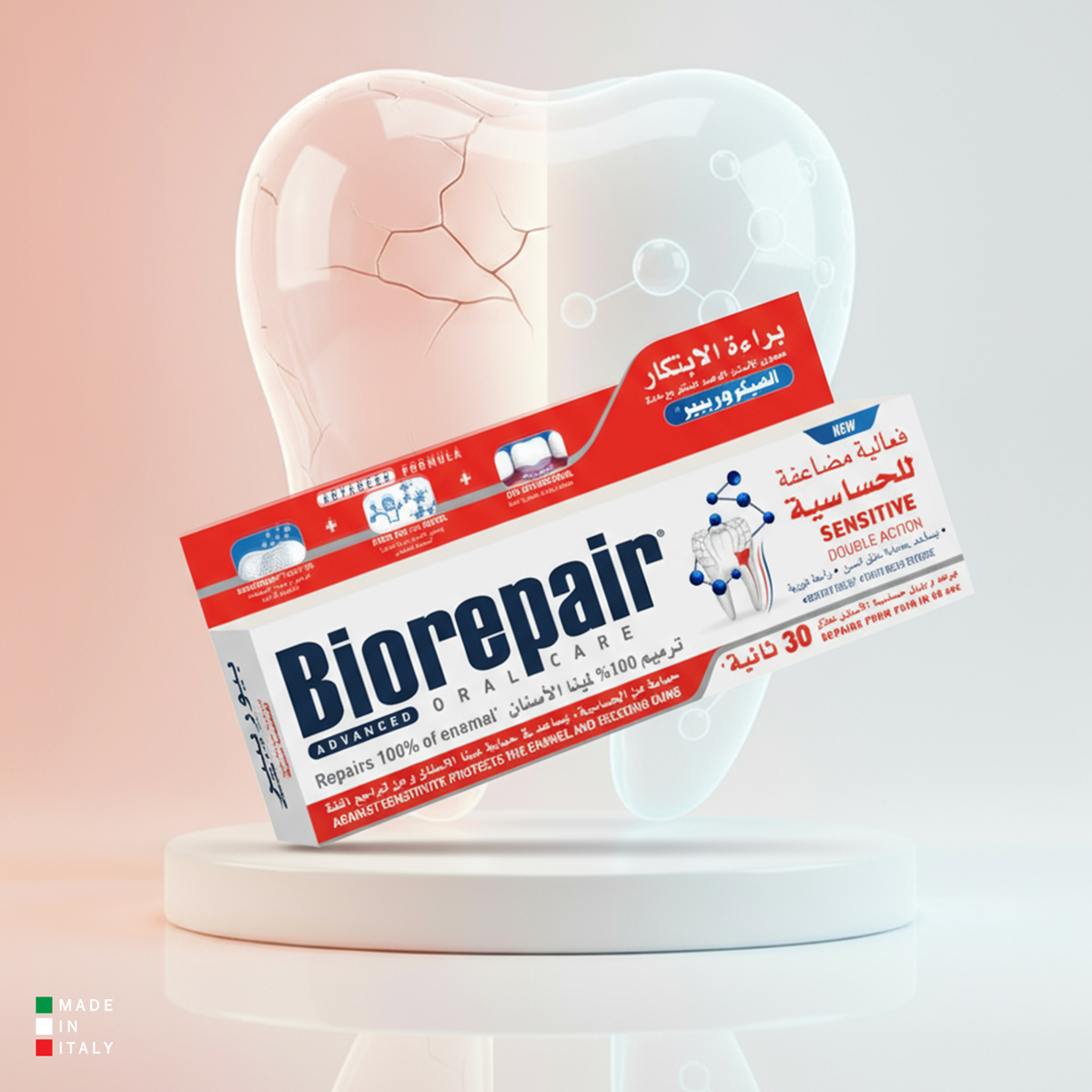 Biorepair Toothpaste Fast Sensitive Repair - 75 Ml | Whites