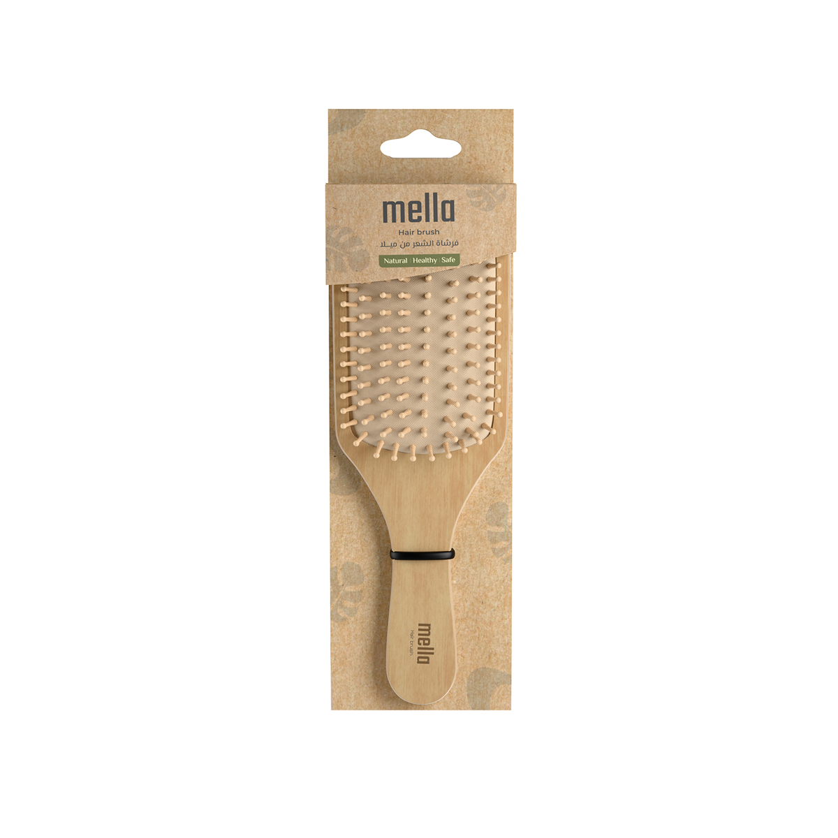Mella Hair Brush Anti-Static - Cushion | Whites